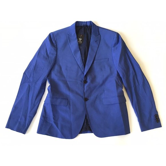 Guess | Suits & Blazers | Guess By Marciano Mens Formal Elegant Blue ...